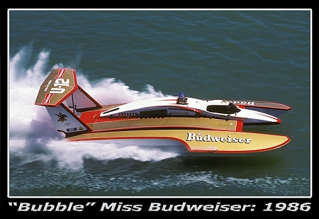 1986-012-01 "Bubble" Miss Budweiser At Miami @ Billo Photo